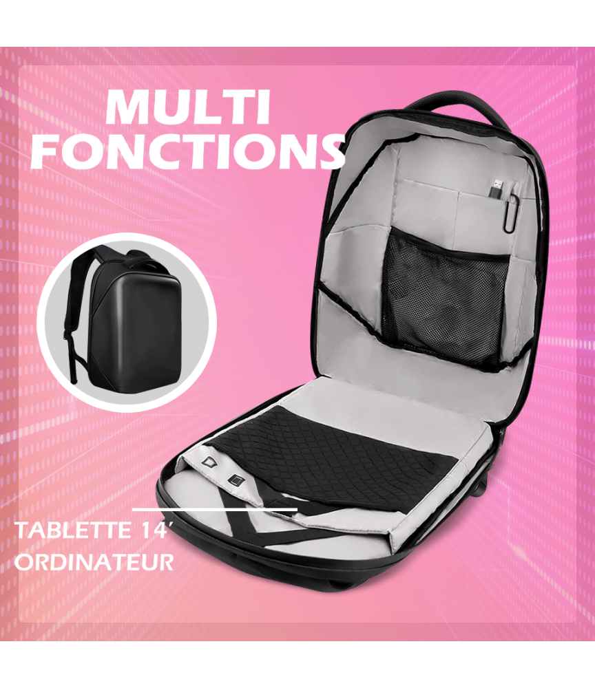 SPINORDI sac à dos à Led personnalisable - SpinBalence